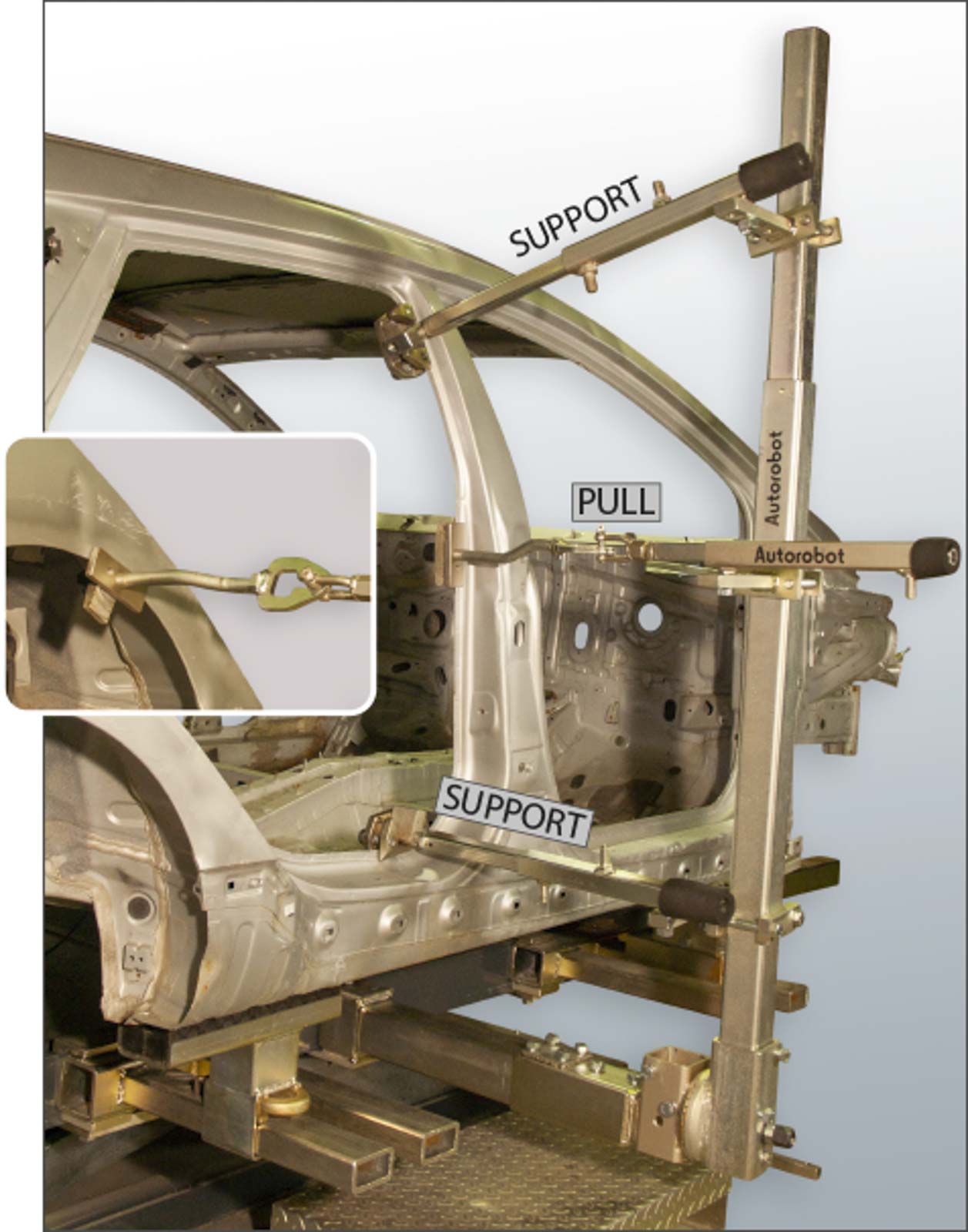 New innovation for straightening vehicle collision damage - Autorobot
